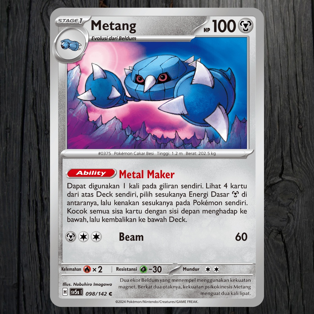 Jual Metang Pokemon sv5s Paradoks Andalan - LOGAM - KARTU TCG INDONESIA ( Sleeve ) | Shopee ...