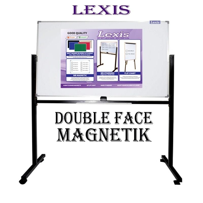 Jual Papan Tulis White Board Standing ukuran 120 x 180 | Shopee Indonesia