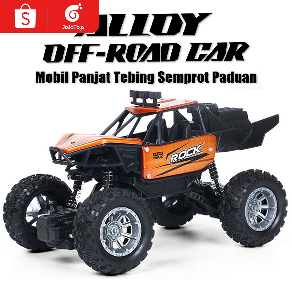 Jual Jojotoy Mobil Remote Control Spray Mobil Mobilan Offroad Alloy Climbing Car RC Rock Crawler ...
