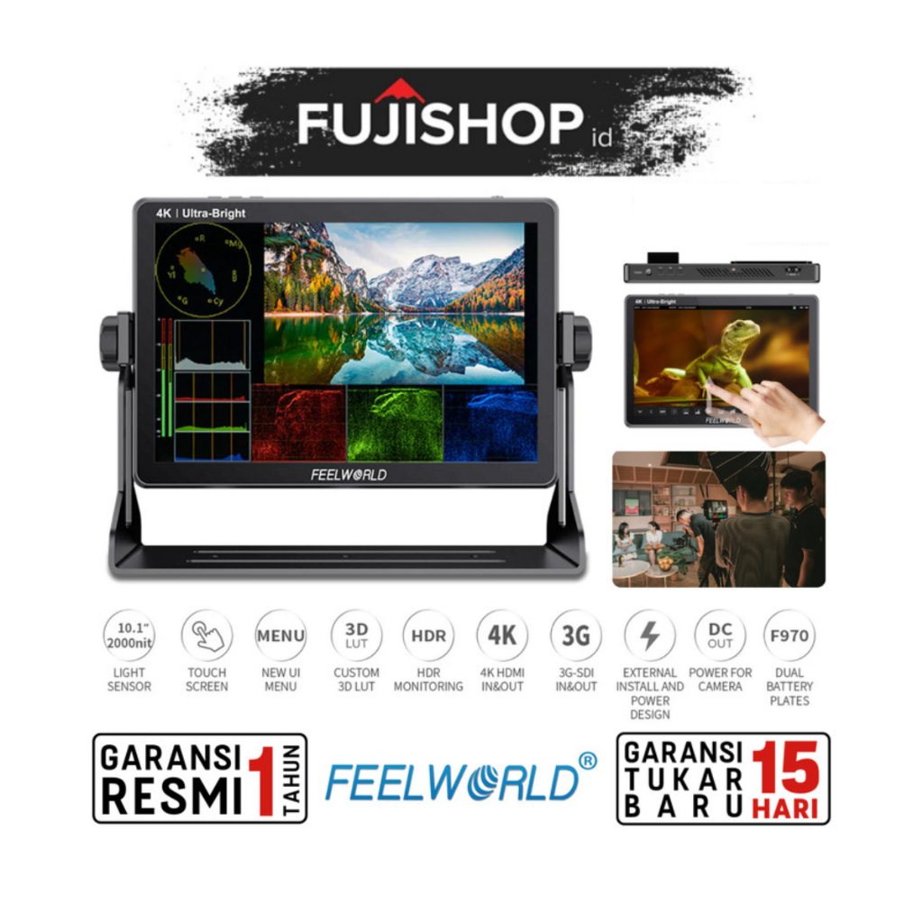 Slr Digital Camera FEELWORLD LUT11S 10.1" 4K Camera Monitor - 2000nit ...
