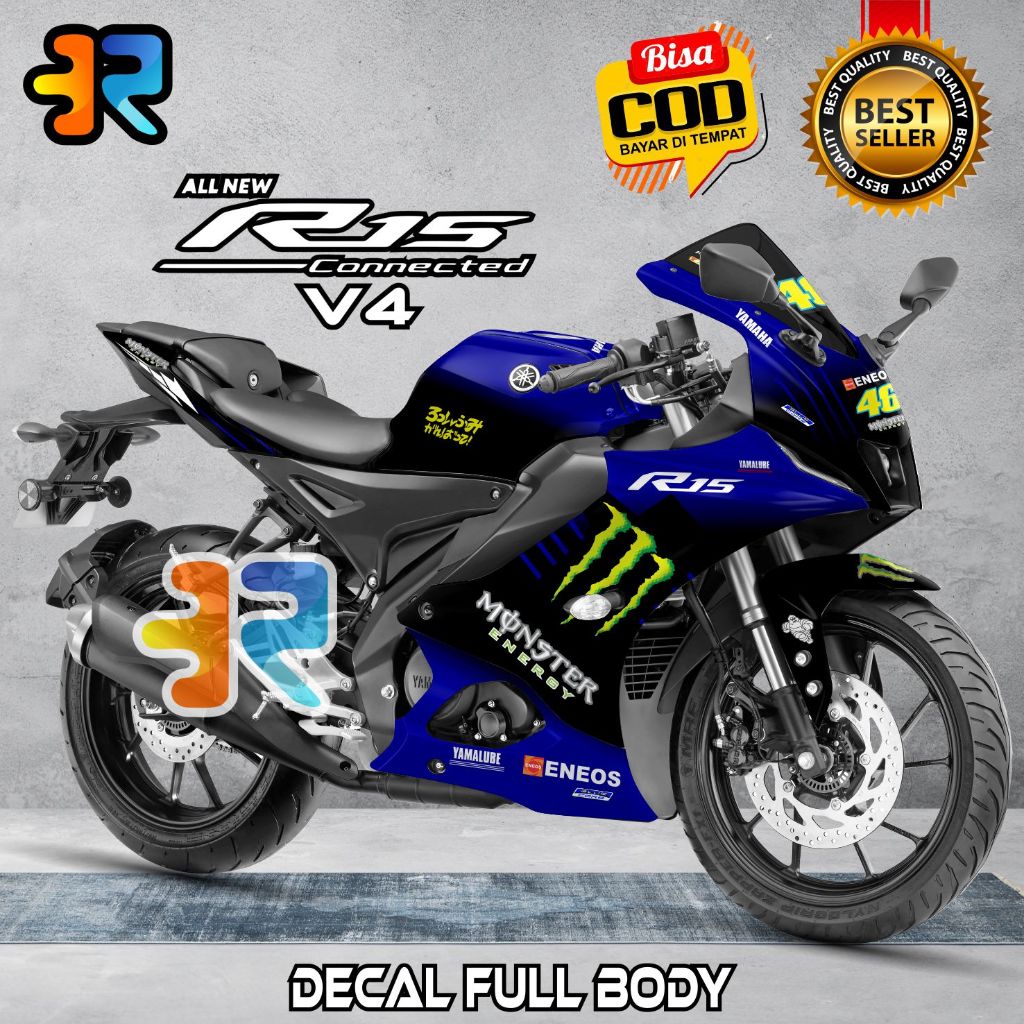 Jual Decal R15 V4 Stiker Full Body Variasi Desain MSE | Shopee Indonesia