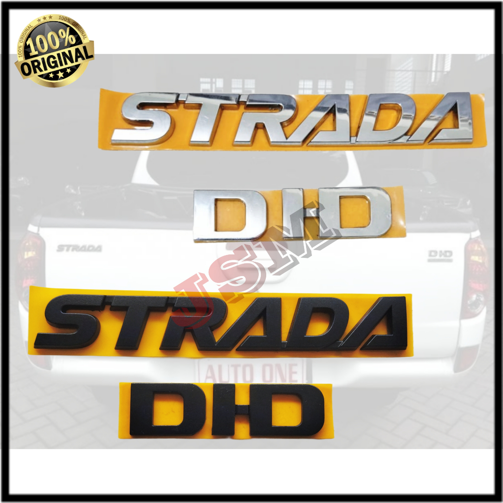Jual Emblem DID Original/ Emblem STRADA /MITSUBISHI STRADA TRITON ...