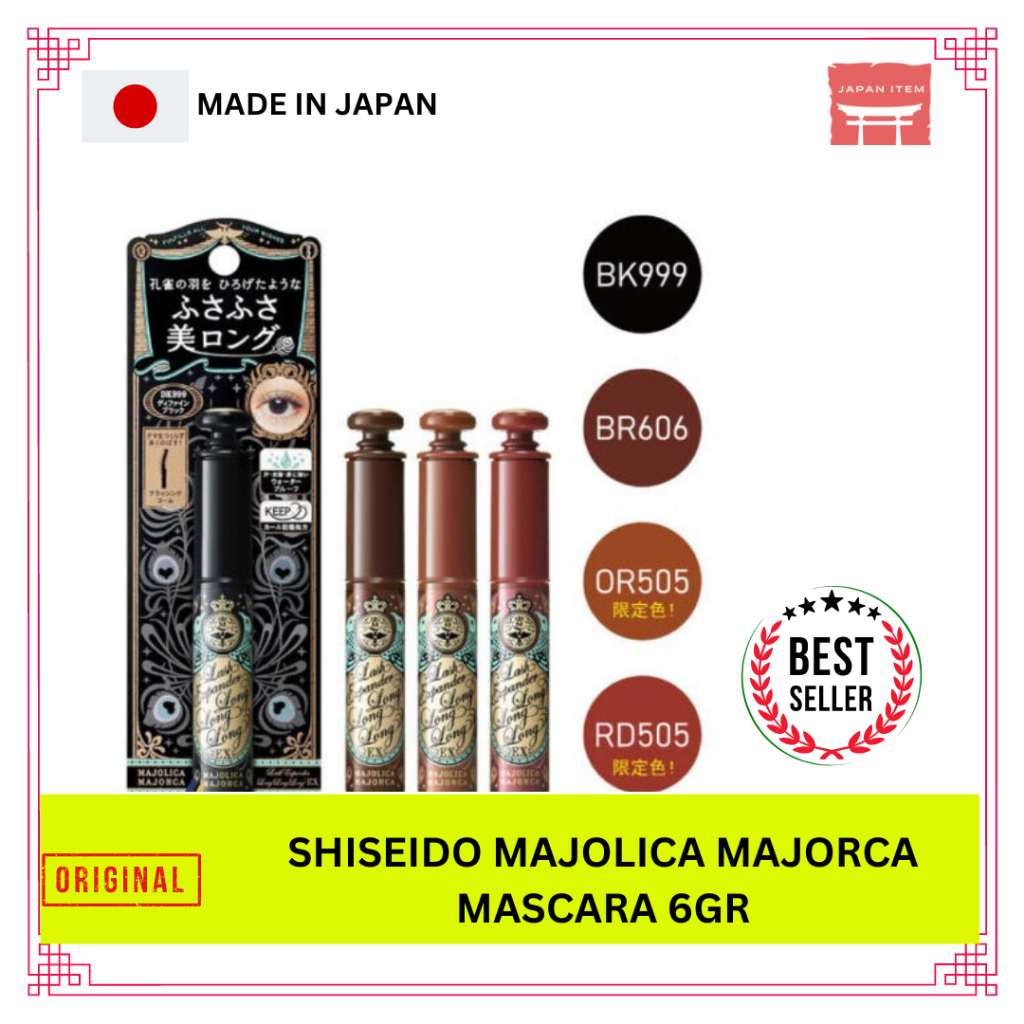 Jual Shiseido Majolica Majorca Mascara 6 gram Original Japan | Shopee Indonesia