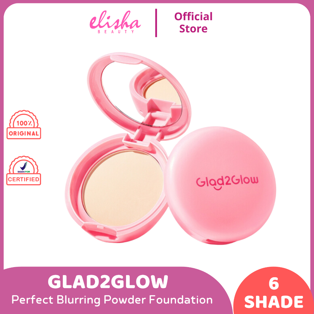 Jual Glad2Glow Perfect Blurring Powder Foundation | Shopee Indonesia