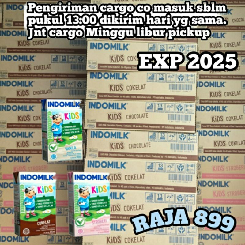 Jual INDOMILK KIDS SUSU UHT DUS | KARTON ISI 40 PCS X 115ML | Shopee Indonesia