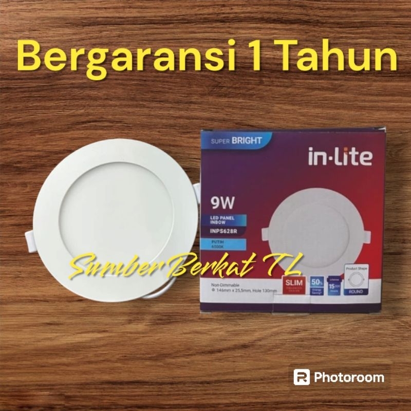 Jual Lampu LED Panel Downlight Inlite INPS628R 9W 9 Watt IN-lite INPS ...