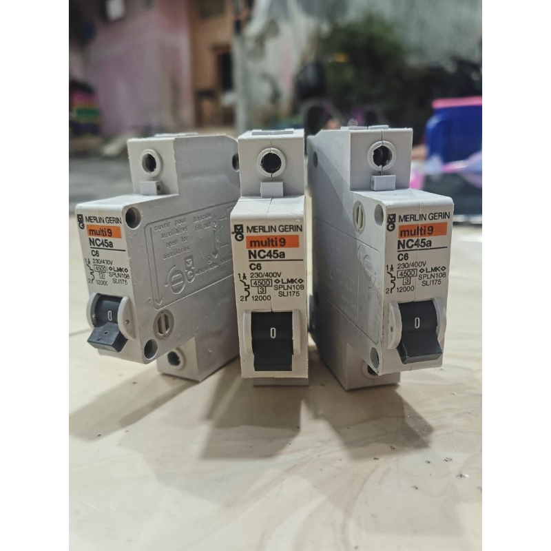 Jual MCB MERLIN GERIN 1phase 6A 10A 16A 20A | Shopee Indonesia