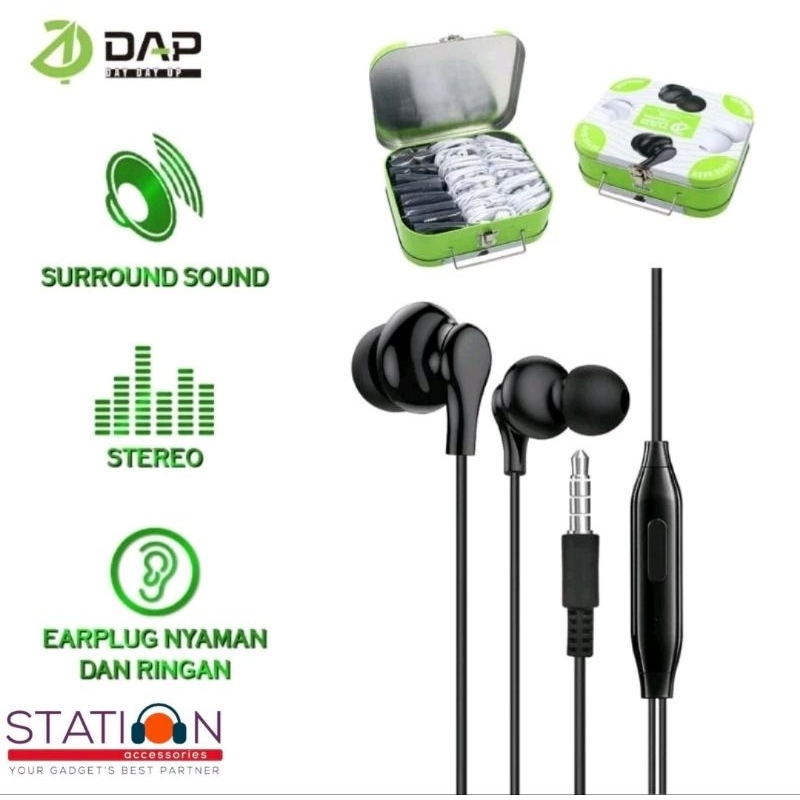 Jual Headset Kabel DAP DH-F29 Stereo Earbuds Garansi Original DAP 1 ...