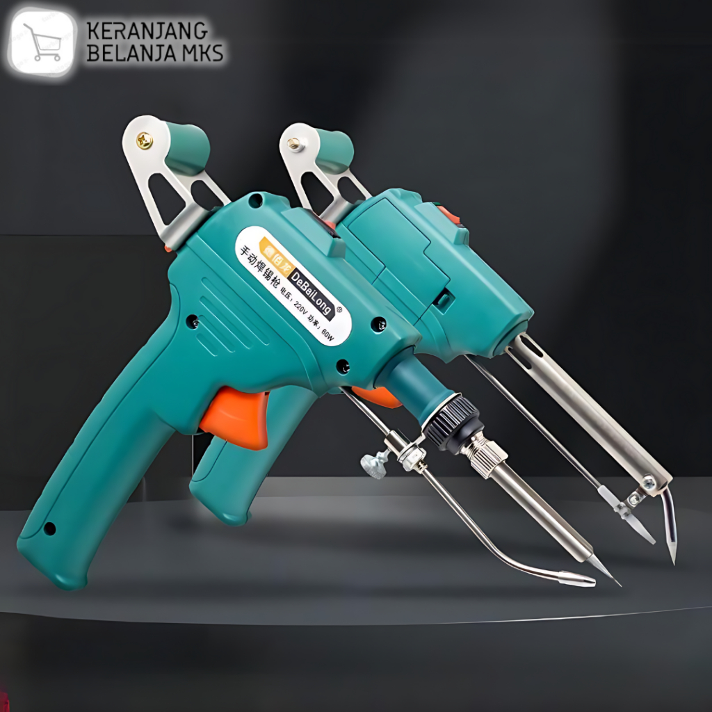 Jual Solder Tembak Otomatis Solder Iron Automatic Tin Gun 60W dengan ...