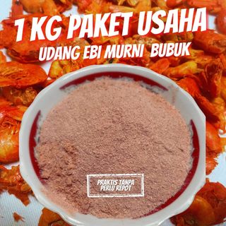 Jual Ebi Udang Bubuk Paket 1 kg Murni 100 % Murni Higienis Untuk ...
