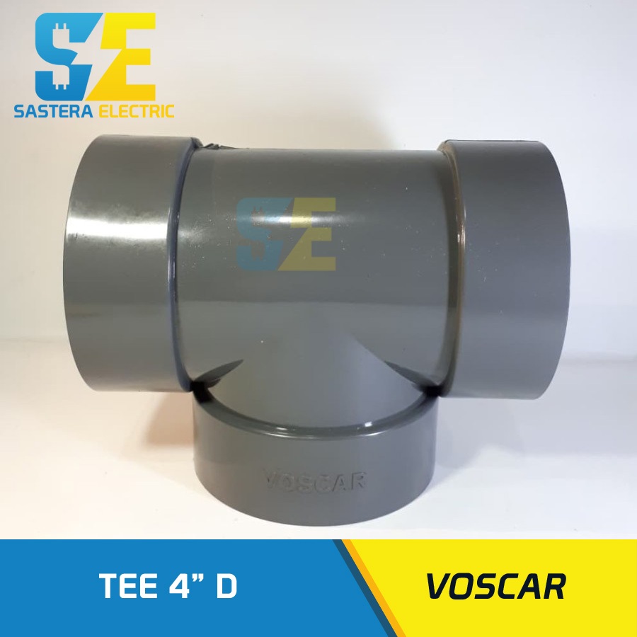 Jual Tee 4" inch PVC / Tee Pipa 4" inch Voscar / T 4" in Paralon D ...