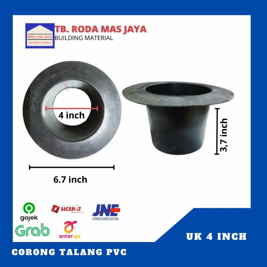 Jual Corong Talang Seng/ Corong Talang PVC Ukuran 4", 3" dan 2" - 2.5 ...