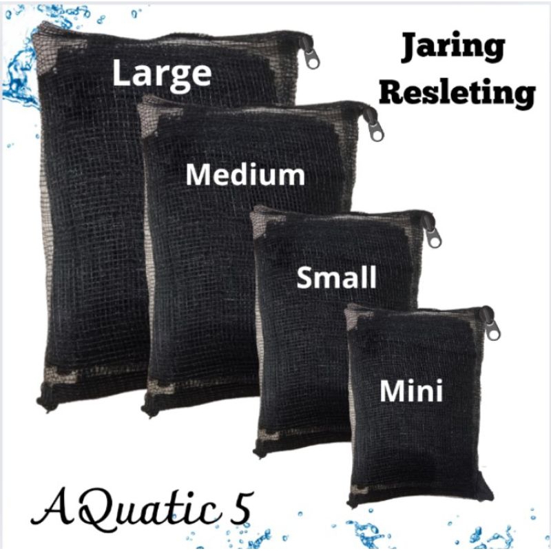Jual JARING KANTONG MEDIA FILTER KOLAM AQUARIUM JARING RESLETING SIZE L ...
