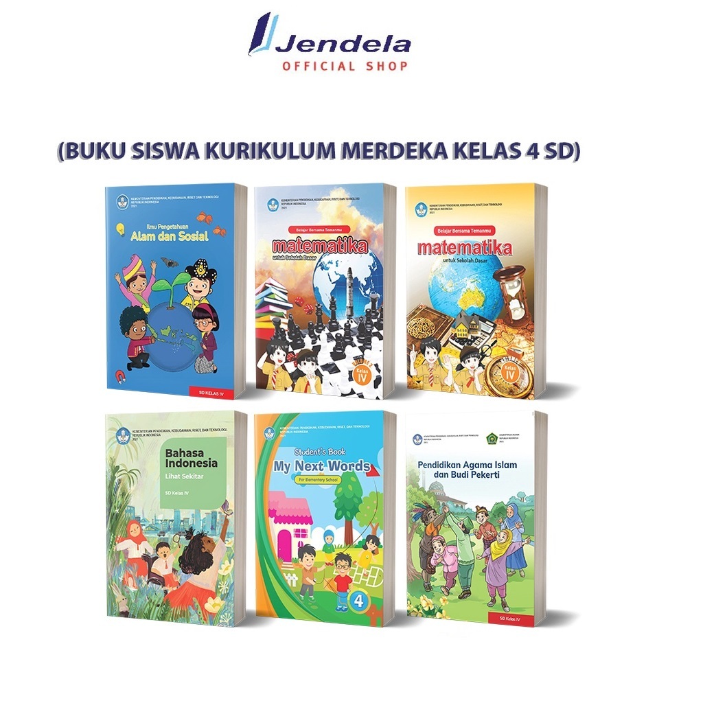 Jual Kelas 4 SD Kurikulum Merdeka Buku Paket BSE Buku Siswa | Shopee ...