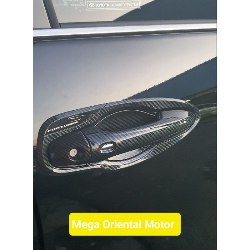Jual Paket Cover Handle + Outer Mangkok Pintu Elite Carbon ALL NEW FORTUNER 2016-2024 | Shopee ...