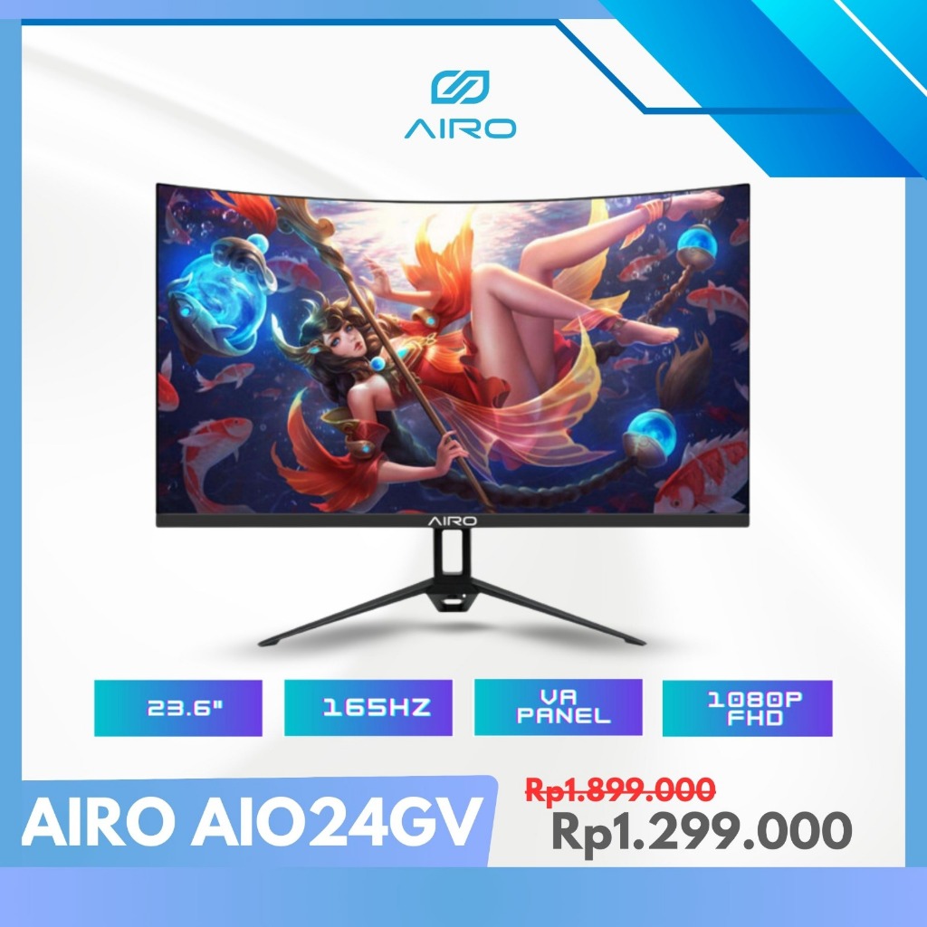 Jual MONITOR GAMING AIRO AIO241GV 165Hz | Shopee Indonesia