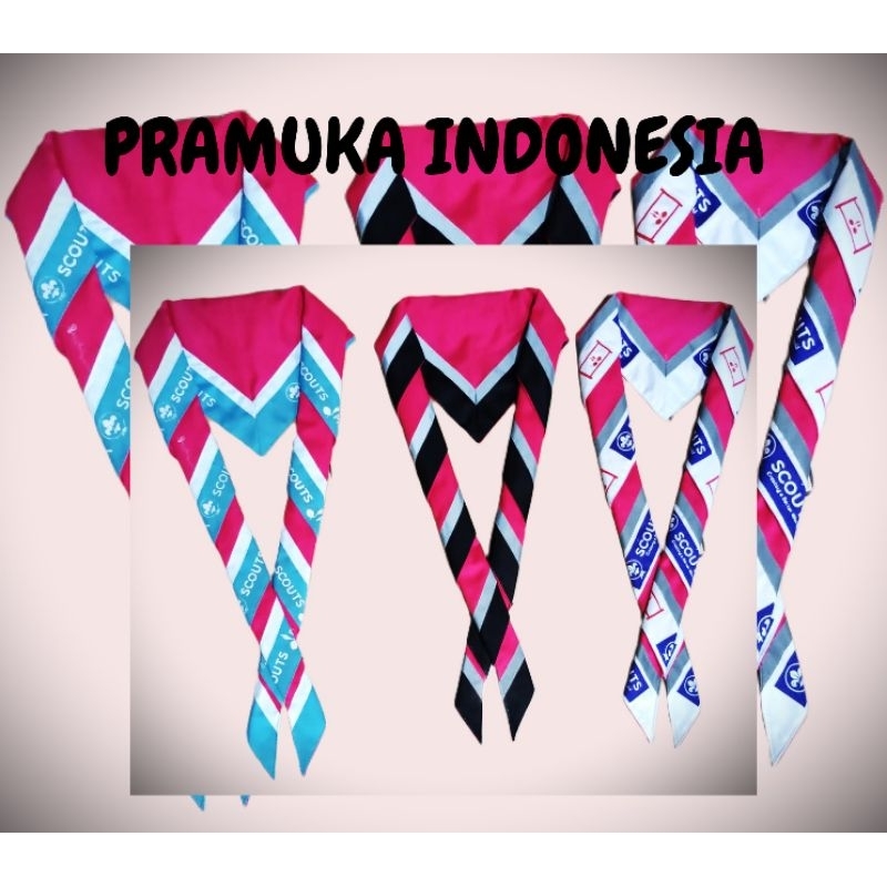 Jual SCRAF PRAMUKA MENYALA PINK ( MERAH FANTA) BISA CUSTOM | Shopee ...