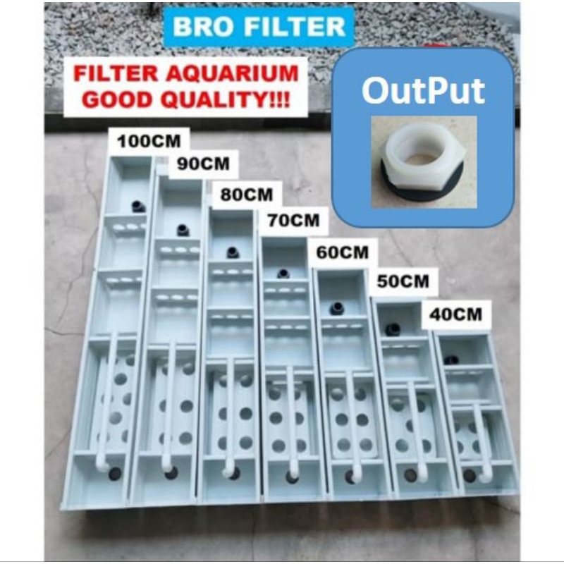 Jual TOP FILTER TALANG / TALANG FILTER AKUARIUM BAHAN PREMIUM 40CM ...