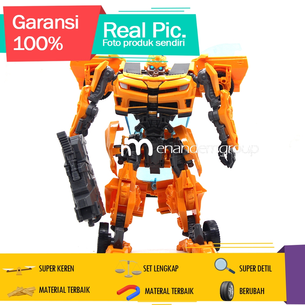 Jual Mainan Edukasi Anak Robot Robotan Mobil Autobot Bee General ...