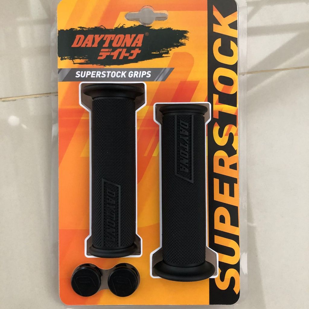 Jual hand grip karet hand grip daytona variasi/ karet empuk nyaman kuat ...