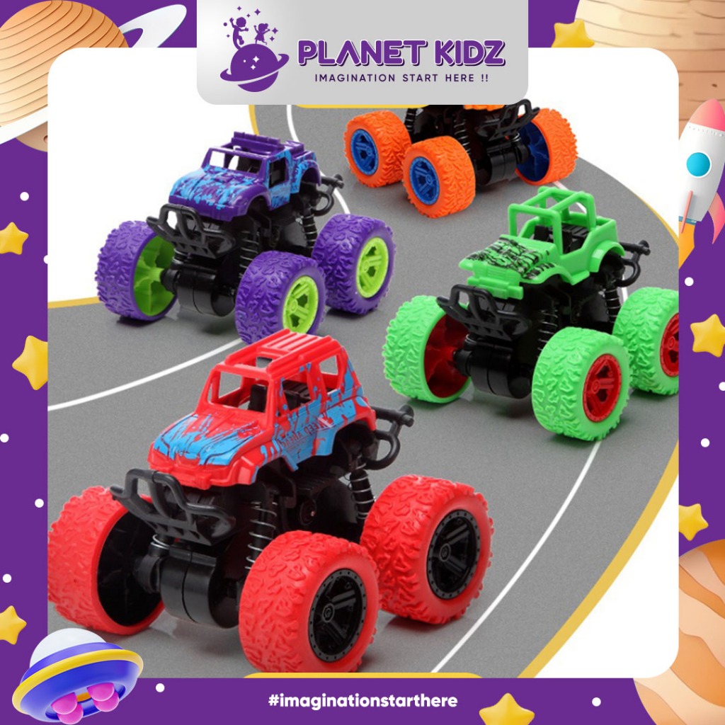 Jual PLANETKIDZ FK184 Mobil Monster Jip Mainan Anak Anak OffRoad Mobil ...