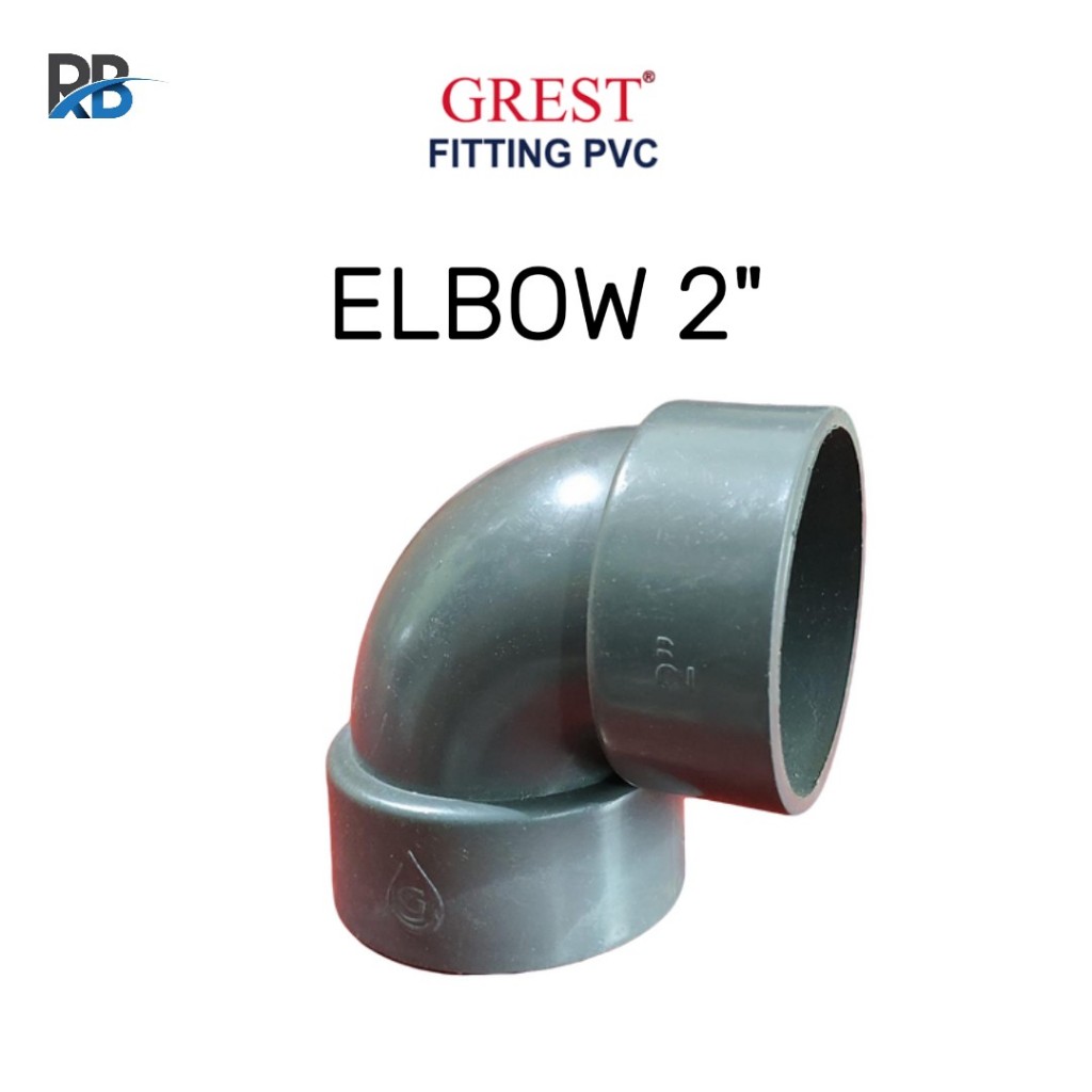 Jual KNIE ELBOW 2" GREST 90 AW / KNEE 2" PVC GREST | Shopee Indonesia