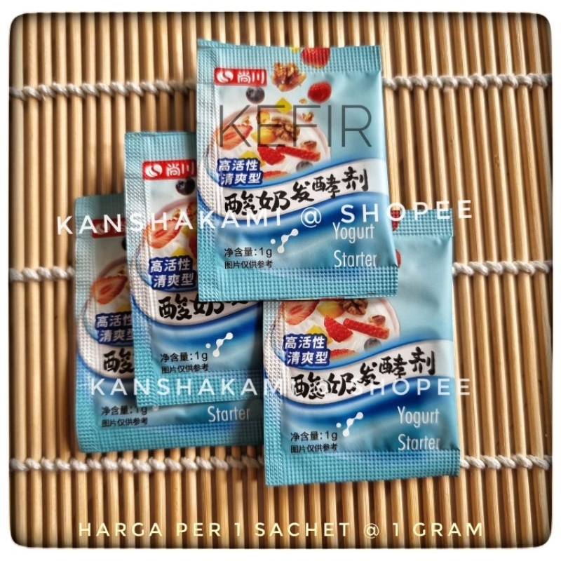 Jual Bibit Yogurt/Starter Probiotik Bakteri Kefir plus Yogurt dengan ...