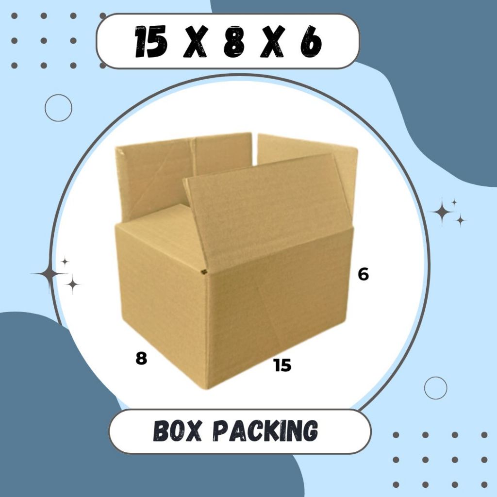 Jual Kardus 15x8x6 Box Packing A1 Karton Dus Jamu Kotak Olshop Kemasan ...