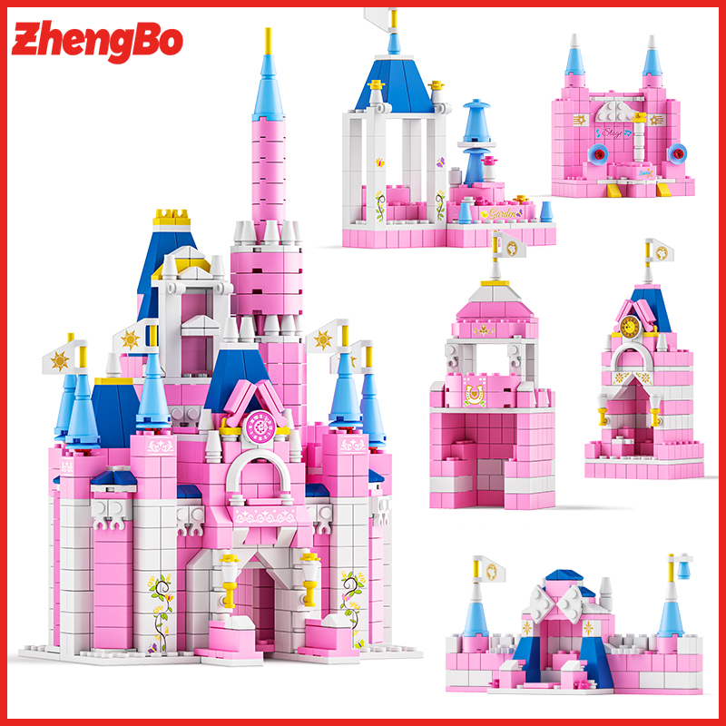 Jual ZhengBo Mainan Blocks 1000Pcs istana disney Blok Bangunan Edukasi ...