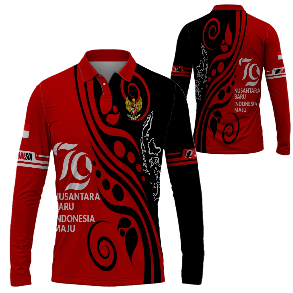Jual Baju Kaos Polo Jersey 17 Agustus Hut Ri Ke 79 2024 Dirgahayu Kemerdekaan Republik Indonesia ...
