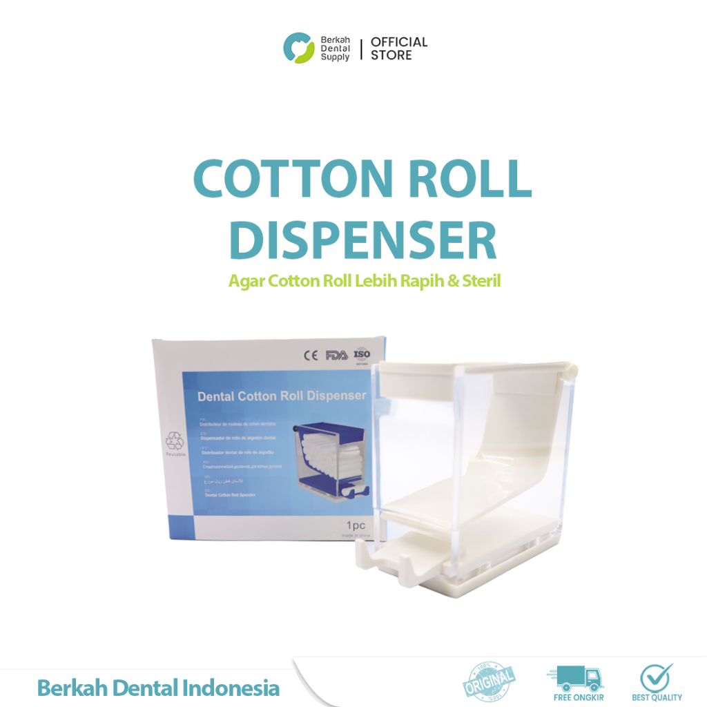 Jual Dental Cotton Roll Dispenser Wadah Cotton roll | Shopee Indonesia