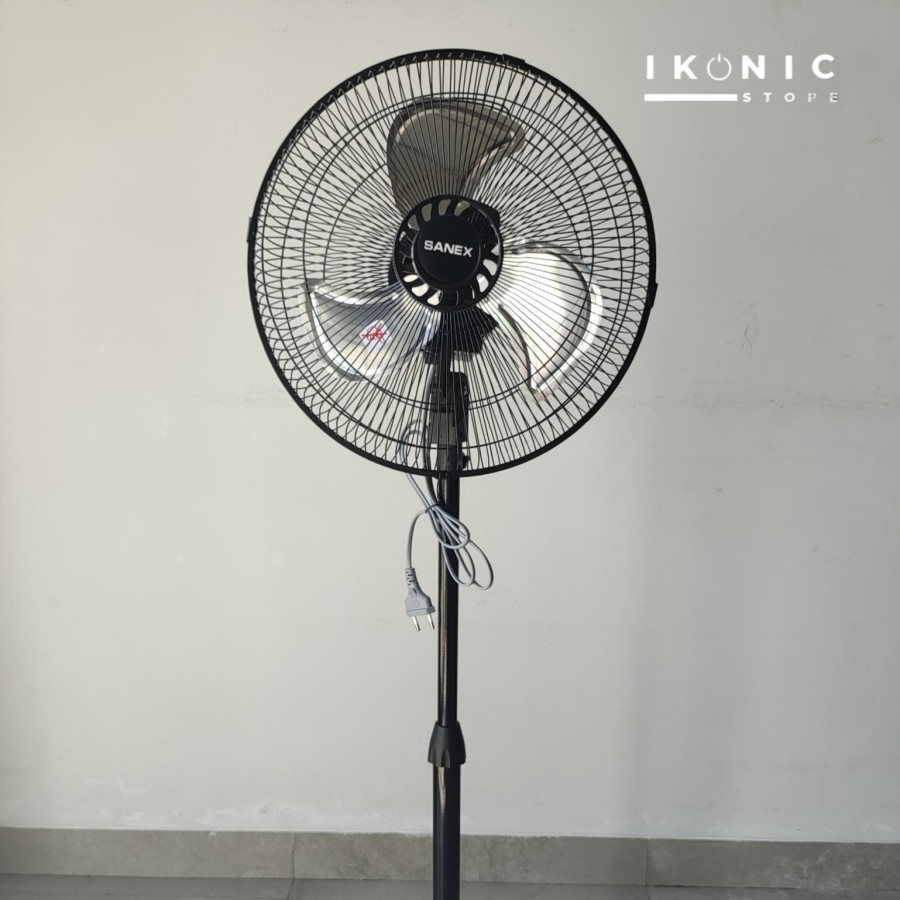 Jual IKONIC Kipas Angin Berdiri Besi Sanex SF1208 Stand Fan Besi 12 ...