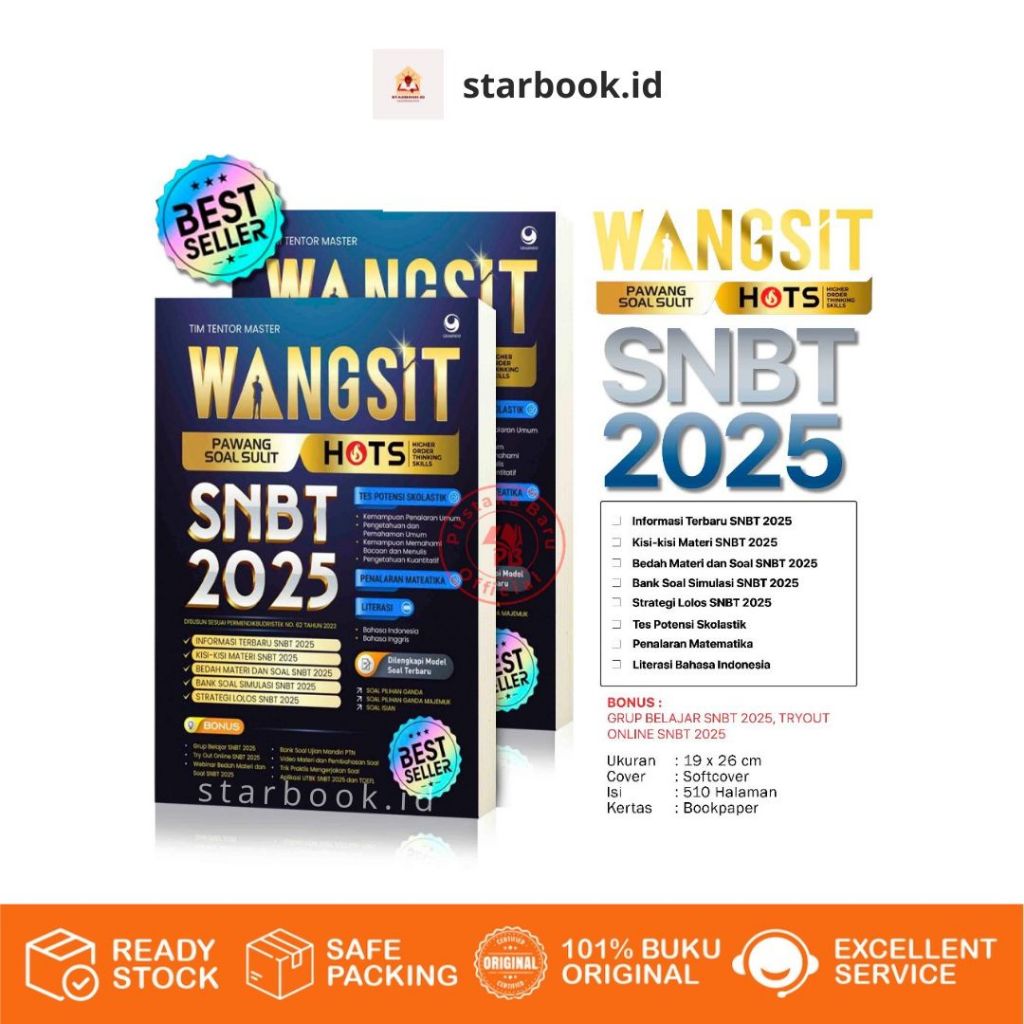Jual Buku Wangsit SNBT 2025 / WANGSIT (Pawang Soal Sulit) Lengkap HOTS ...