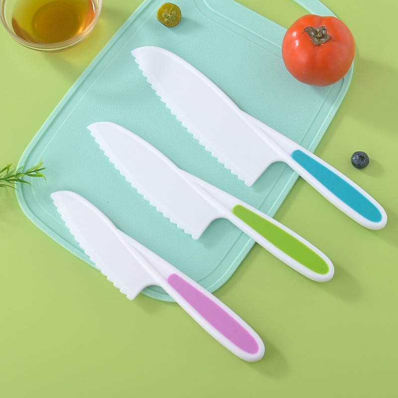 Jual Pisau Plastik 3 Set / Pisau Plastik Ank Set 3 / Practical Life ...