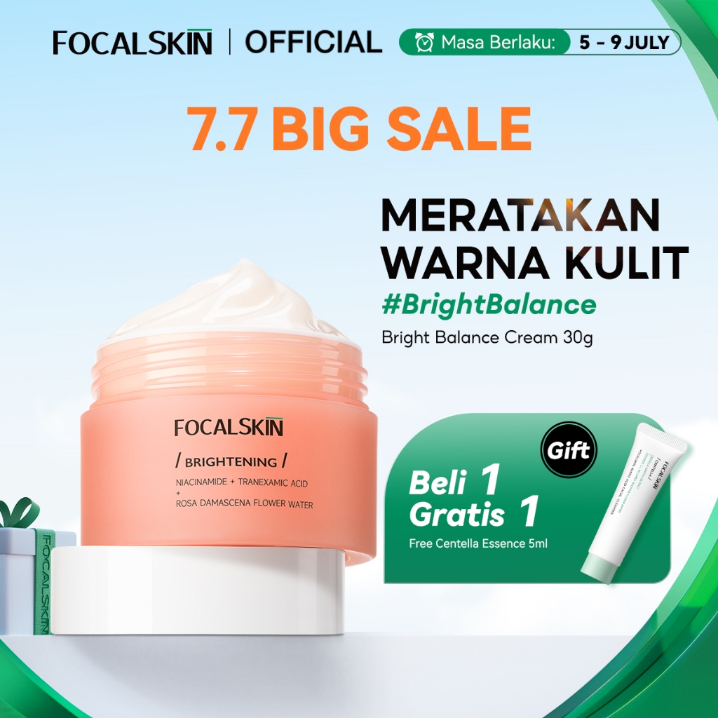 Jual FOCALSKIN DSM Niacinamide Moisturizer Brightening Cream Glow And ...