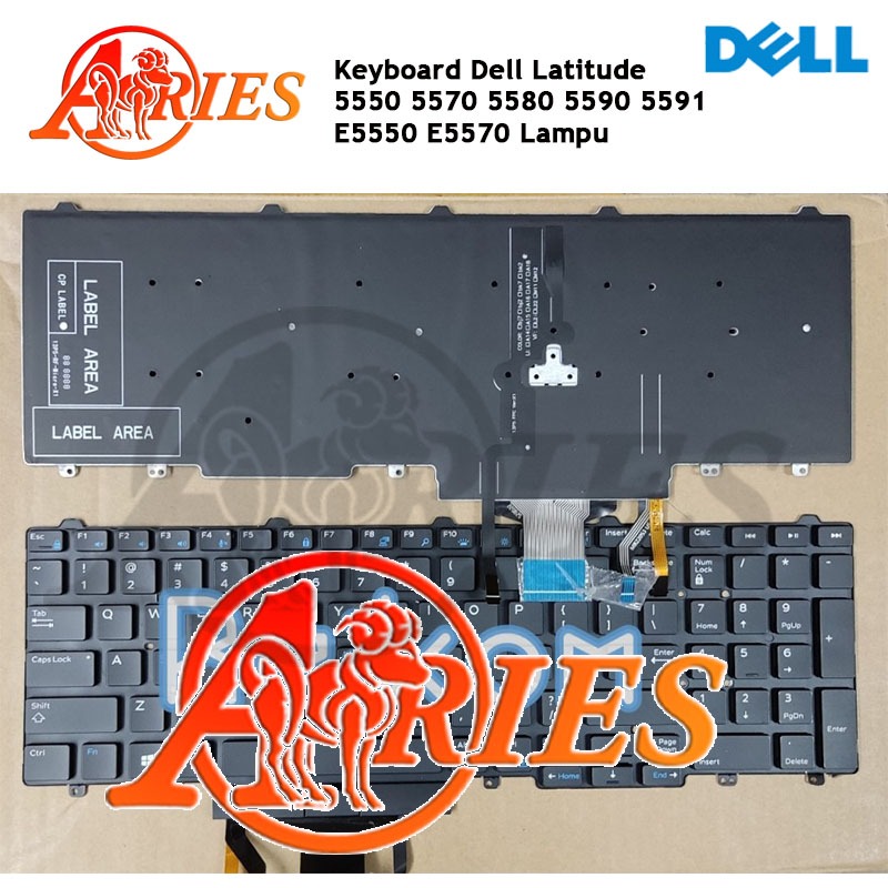 Jual Keyboard Laptop Dell Latitude 5550 5570 5580 5590 5591 E5550 E5570 ...