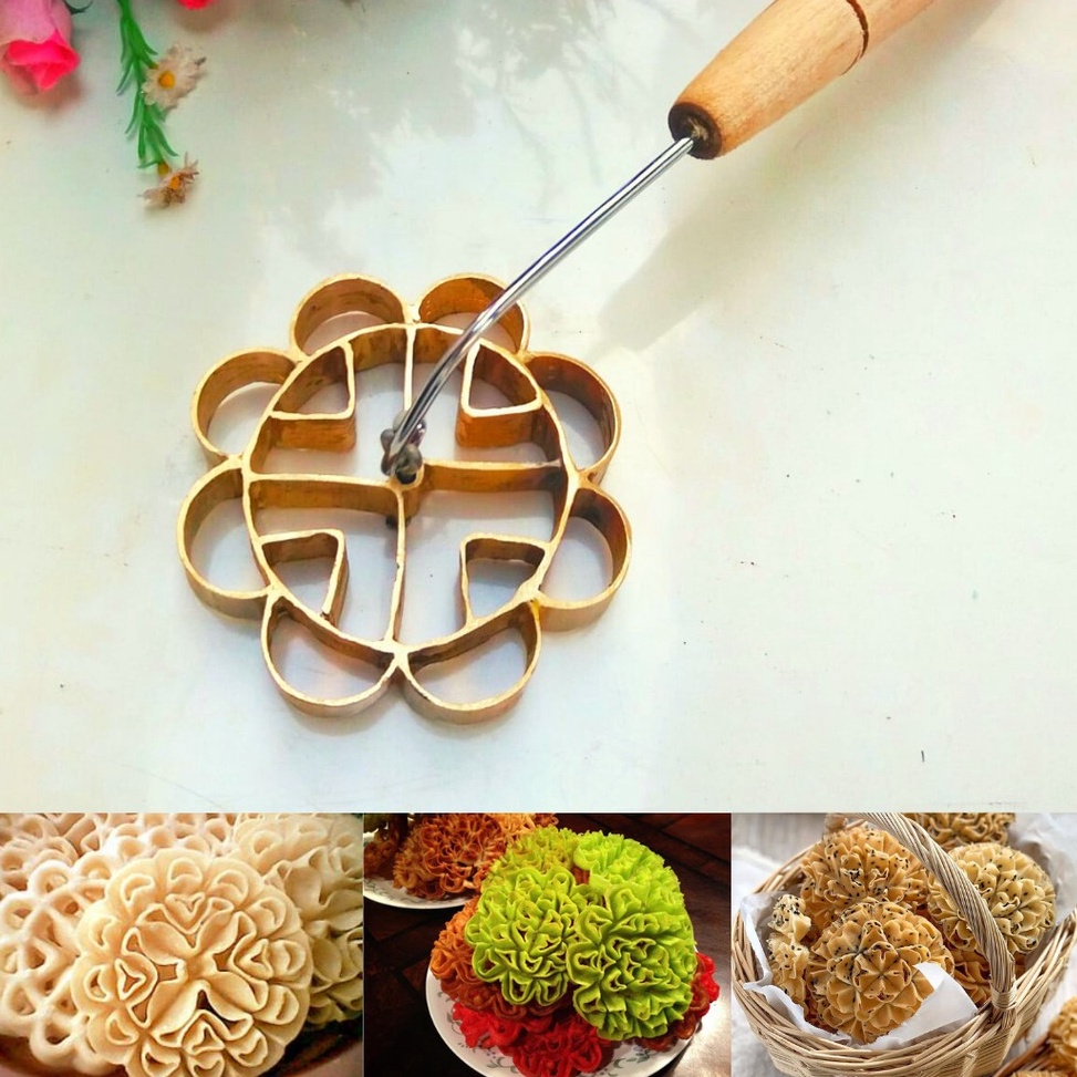 Jual KODE S15A Cetakan Kue Seroja Besar atau Kue Kembang Goyang Motif ...