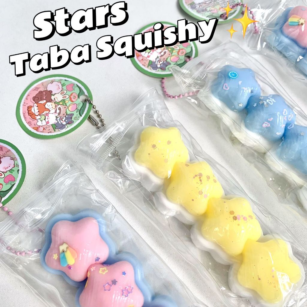 Jual [HARU] Star Taba Squishy Series Squeezy Fun Toys Stress Relief Toy ...