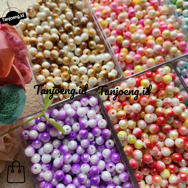 Jual Manik Mutiara Pastel Gradasi Mote Bulat 8mm Gradasi Warna | Shopee ...
