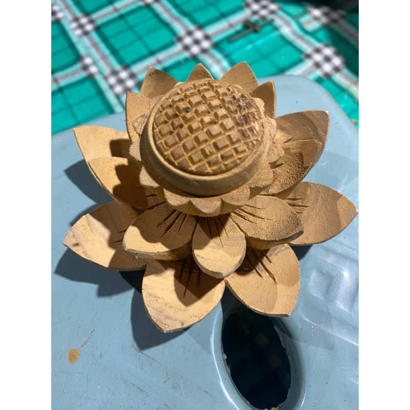 Jual Kemponb Ukiran Kayu Bunga Lambang Bale Style Bali 12cm | Shopee ...