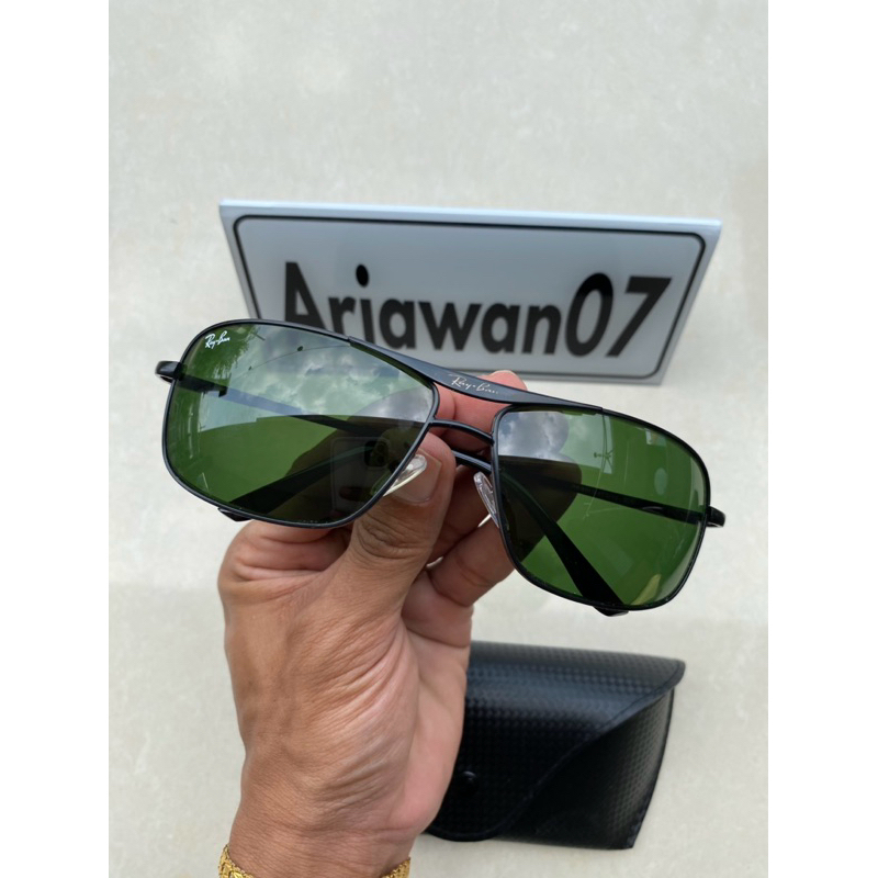 Jual kacamata Ray-Ban RB 8013 frame hitam kaca hijau | Shopee Indonesia