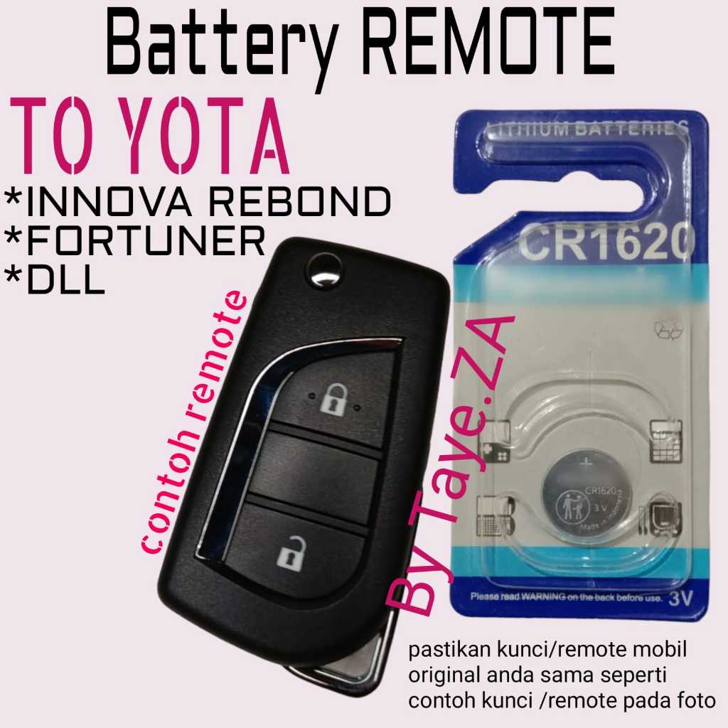 Jual Baterai Battery Batrai Batre Untuk Remote Remot Kunci Mobil ...