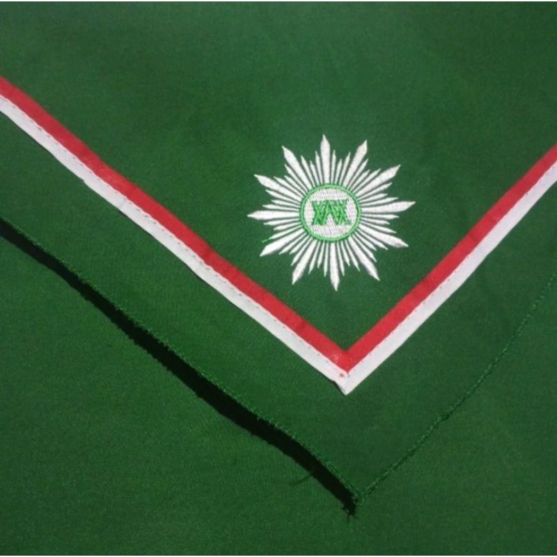 Jual Hasduk HW Bordir Jumbo 160cm Super Halus Pita Merah Putih ECERAN ...