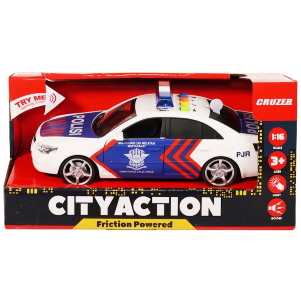 Jual Cruzer City Action Police Car Mobil Polisi 1:16 | Shopee Indonesia
