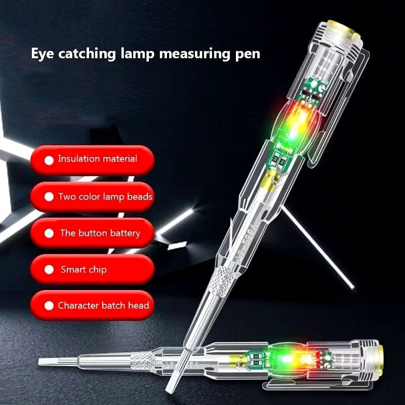Jual Obeng Tespen Dual LED Obeng Tester Listrik Indicator Test Pen ...