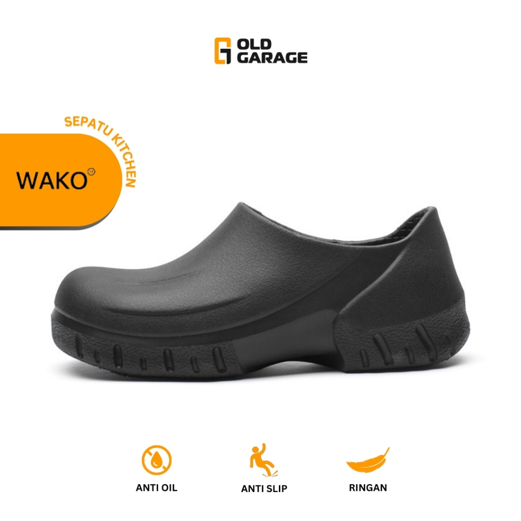 Jual Sepatu Kitchen Pria Chef Shoes Sepatu Chef WAKO 9033 | Shopee ...