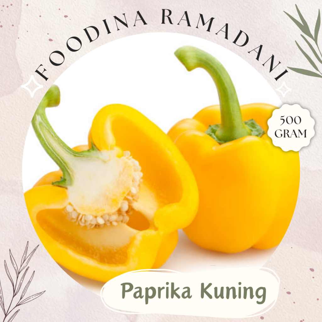 Jual PAPRIKA Kuning - Cabai Yellow Paprika Fresh [ Berat 500gr ] Harga ...