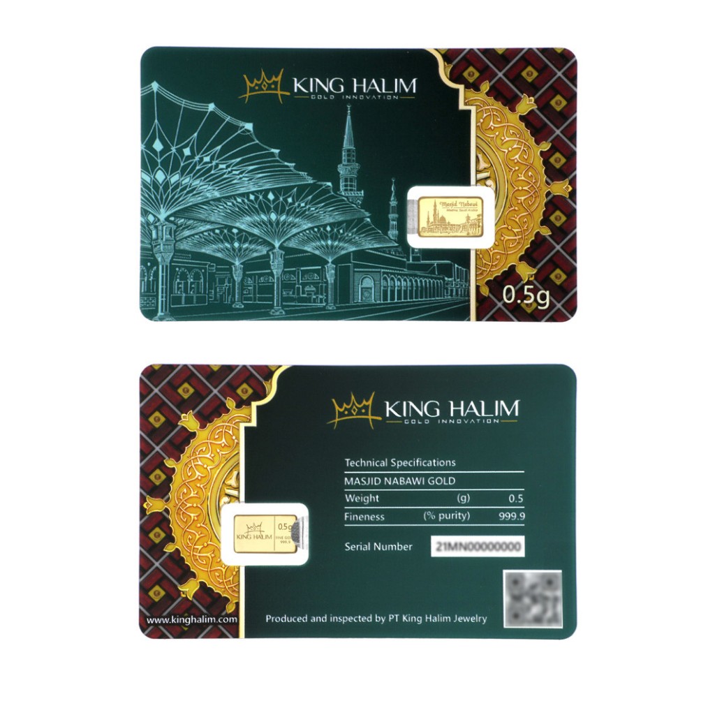 Jual Logam Mulia King Halim - MASJID NABAWI 0,5gr & 1gr & 2gr | Shopee ...