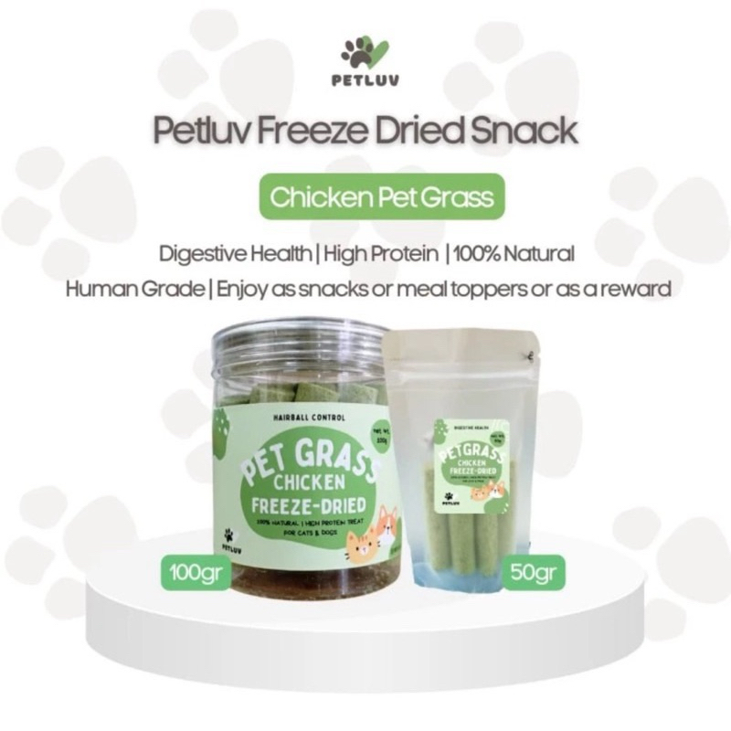 Jual Petluv Freeze Dried Chicken Pet Grass - Snack Daging Ayam Rumput ...