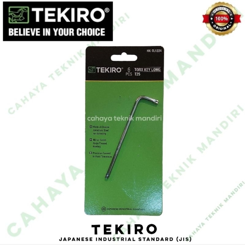 Jual TEKIRO tork key long T25 / kunci L bintang T25 ecer satuan per pcs ...